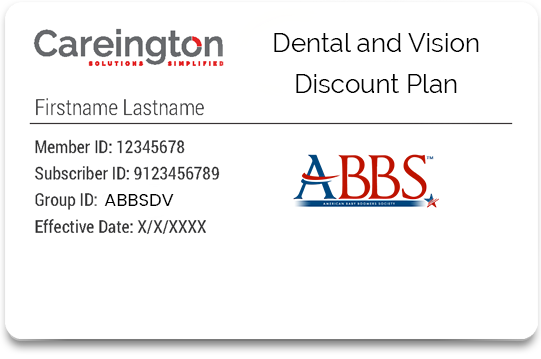Dental and Vision Discount Plan | Careington Discount Plans